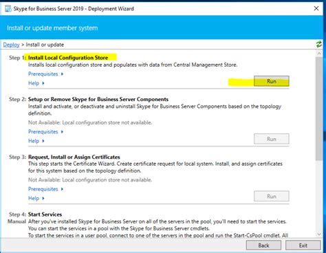 Skype For Business Server 2019 Deployment Step By Step Part 4 Tech24online