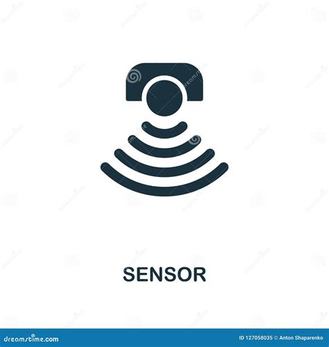 Sensor Icon Monochrome Style Design From Machine Learning Icon Collection Ui And Ux Pixel