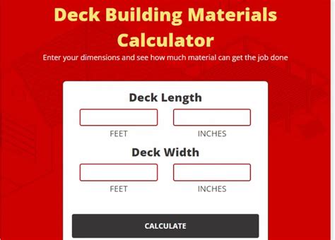 Best Deck Material Calculator 3 To Check Out JSCalc Blog