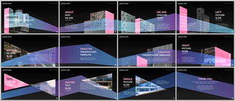 프리젠 테이션 디자인 아키텍처 디자인 포트폴리오 벡터 템플릿 추상적 인 현대 건축 배경 프리젠 테이션 슬라이드 전단지 전단지