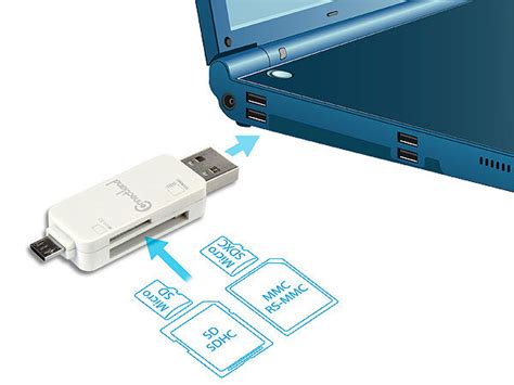 OTG MICRO USB MULTI CARD READER