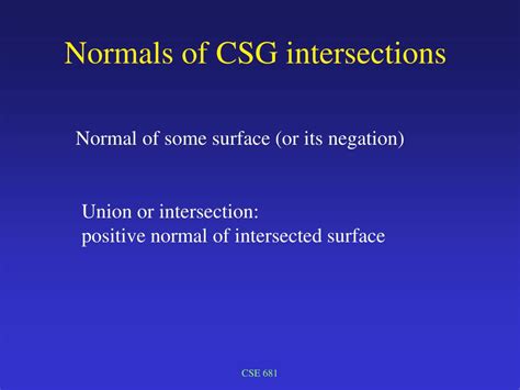 ppt constructive solid geometry ray tracing csg models powerpoint