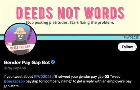 The Return Of The Gender Pay Gap Bot Pr Week