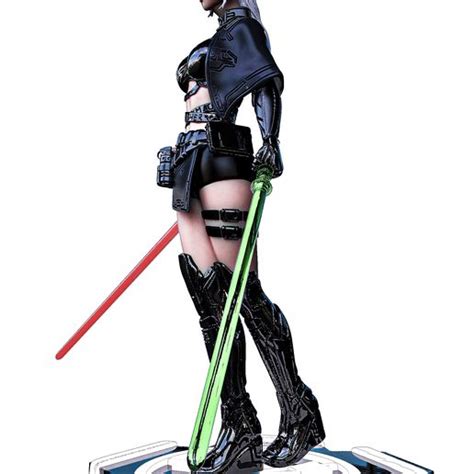 Descargar Archivo Stl Sexy Ciber Gilr Star Wars • Objeto Imprimible En 3d ・ Cults