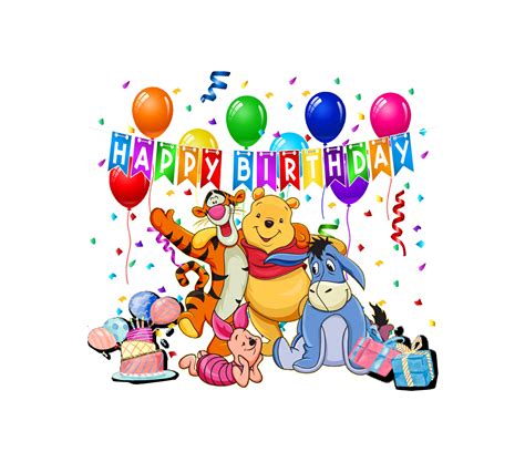 Tigger Birthday Png Winnie The Pooh Tiger Design Digital Download