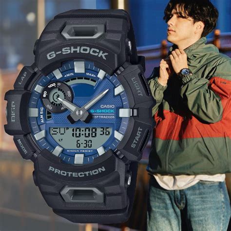 Casio 卡西歐 G Shock 智慧藍芽 計步 跑者訓練運動雙顯錶 黑色 Gba 900cb 1a 防水200米 Pchome 24h購物