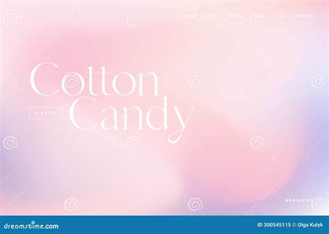 Abstract Blurred Pink Cotton Candy Gradient Mesh Landing Page Background Colorful Smooth Soft