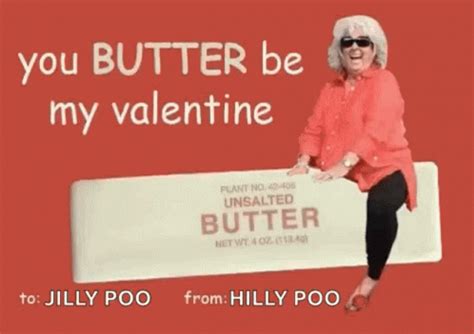 Funny Valentines Butter Granny 