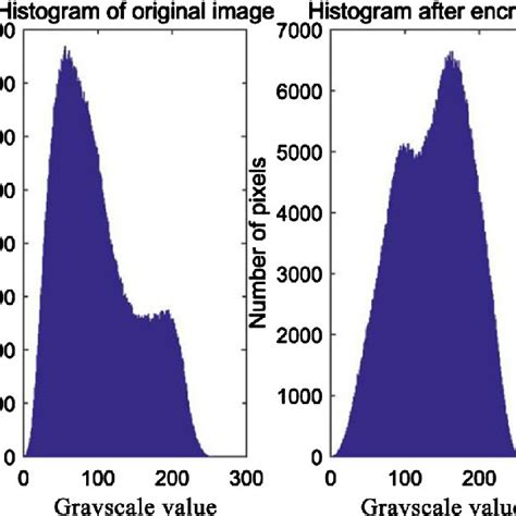 Histogram Analysis Compared With The Original Image Histogram The Download Scientific Diagram