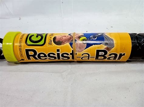 Gofit Resist A Bar Portable Exercise Equipment Bar Black Green