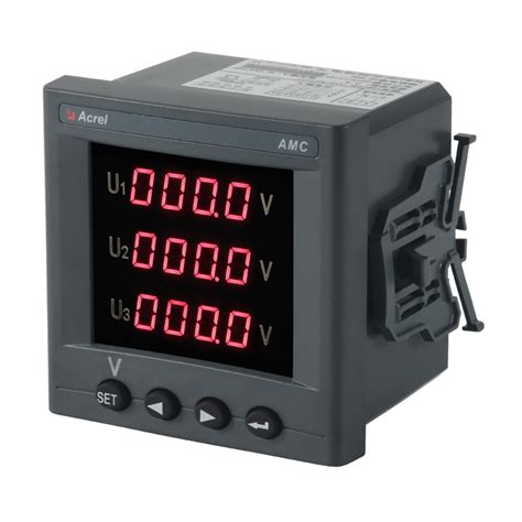 Amc96L AV3 Smart Programmable Three Phase LCD Display With RS485 Digital Voltmeter Voltmeter