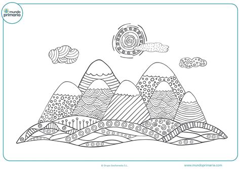 Dibujos De Paisajes Para Colorear Y Pintar De Forma Fácil