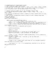 Understanding Conversions In Java Safe And Unsafe Methods For Course Hero