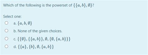 Solved Discrete Mathematics Question Quick Help Plz