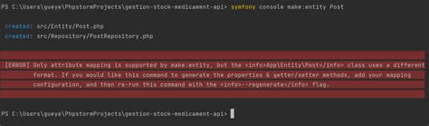 The Make Command Doesn T Run Correctly When An Entity With Annotations