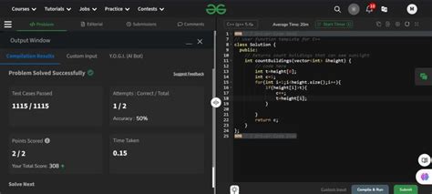Day 10 Of 21 Days Of Code Challenge Counting Buildings Manisha