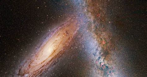 Milky Way And Andromeda Collision Simulation अब शायद कभी नहीं होगी वो ब्रह्मांडीय टक्कर जिससे