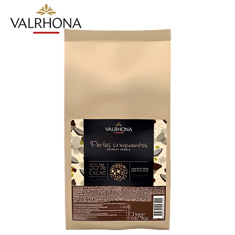 Valrhona Dark Chocolate Crunchy Pearls 55 3kg Crunchy Decor