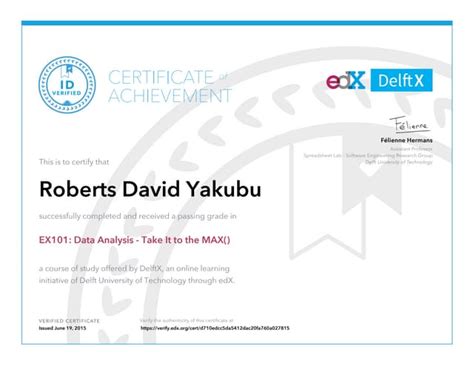 Edx Certificate Data Max Ppt