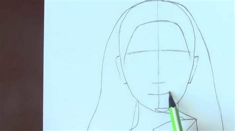 Как нарисовать красивую девочку с длинными волосами поэтапно карандашом