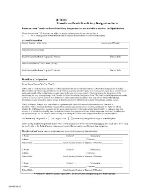 Apex Clearing Tod Form Fill Out And Sign Printable PDF Template AirSlate SignNow