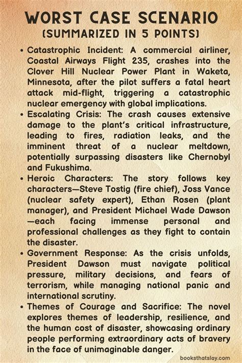 Worst Case Scenario Summary Characters And Themes