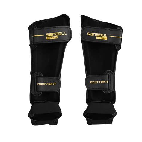Gold Strike Mma Muay Thai Kickboxing Shin Guards Sanabul
