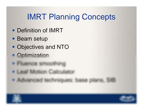 Solution Imrt Planning Basics Studypool
