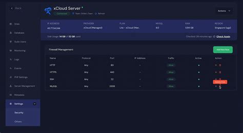 How To Easily Configure Firewall Management With XCloud Hosting XCloud