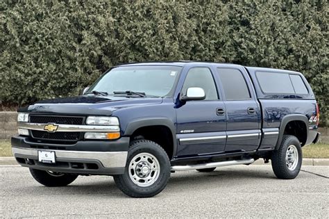 2002 Chevrolet Silverado 2500hd Crew Cab 81l 4x4 For Sale On Bat