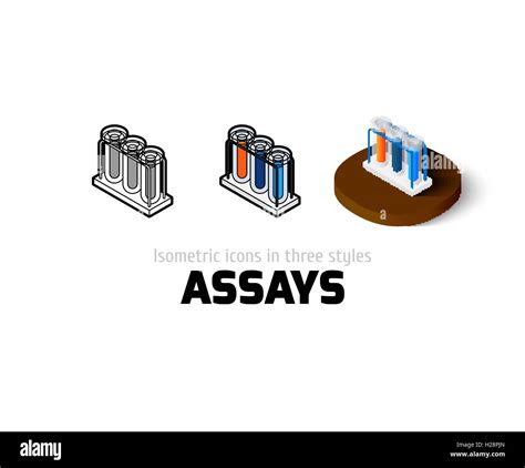 Assays Icon In Different Style Stock Vector Image And Art Alamy