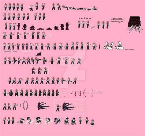 Makima Sprite Sheet Jus Chainsaw Man By Kawaibear7 On Deviantart