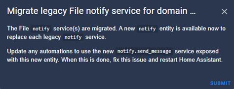 file notify service configuration home assistant community
