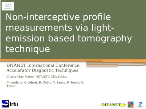 Pptx Non Interceptive Profile Measurements Via Light Emission Based