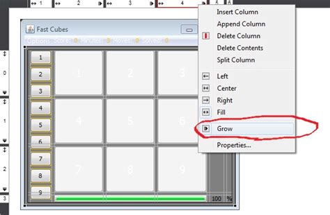 Swing Unable To Resize Components In Java Windowbuilder Stack Overflow