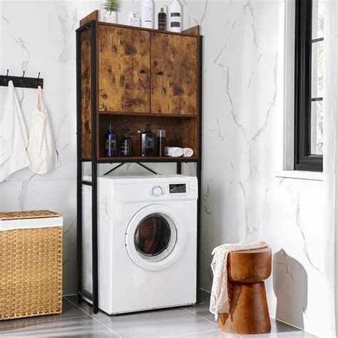 Javonn Freestanding Over The Toilet Storage Tall Bathroom Storage