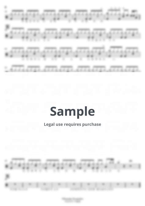 시와그림 여호와의 유월절 Sheet Music By 드럼신drumshin