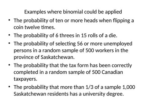 Probability And Binomial Distribution In Maths Ppt