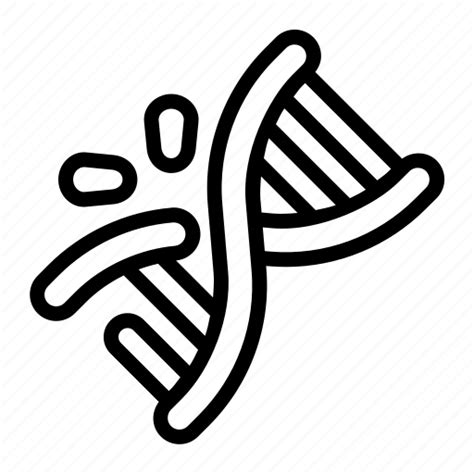 Gene Mutation Genetical Structure Nuclear Energy Icon Download