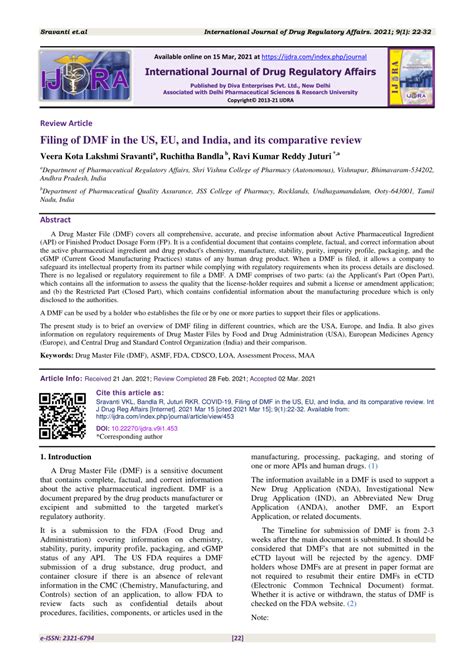 Regulatory Affairs Dossier Preparation Pdf At Flora Turner Blog