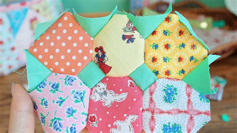 🧵part4 Make A Cute Quilt Pouch 퀼트파우치 만들기 “헥사곤재단“ Youtube