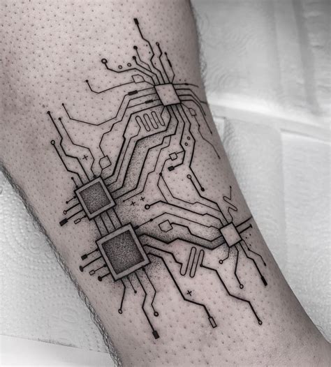 Circuit Board Tattoo At Joann Ruth Blog