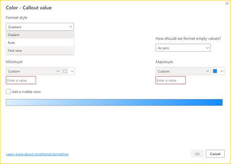 Solved Conditional Formatting Not Available Anymore Microsoft Fabric