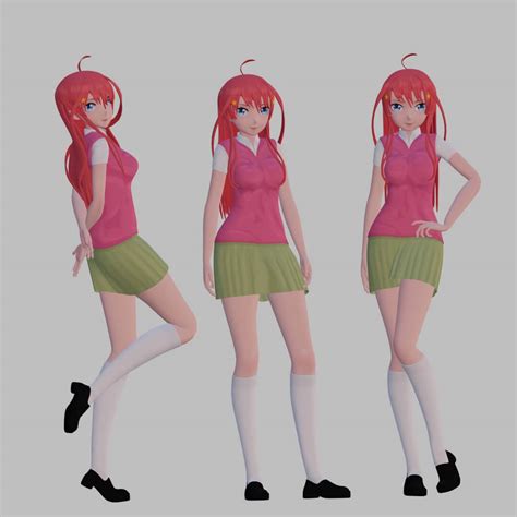 Itsuki Nakano 3d Model By 3dbowl