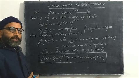 Logarithmic Differentiation Differential Calculus Cbse Maths Class 12 Youtube