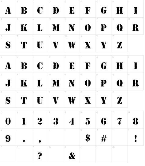 Army Rust Font Download