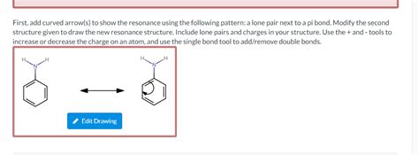Solved First Add Curved Arrow S To Show The Resonance
