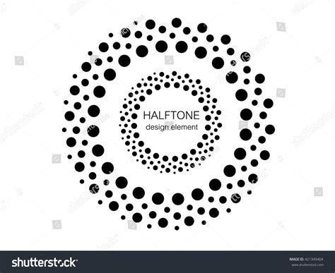 Black Abstract Halftone Logo Design Element Stock Vector Royalty Free Shutterstock