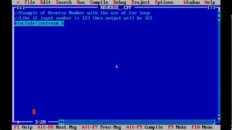Reverse Number With The Use Of For Loop In C Plus Plus Youtube