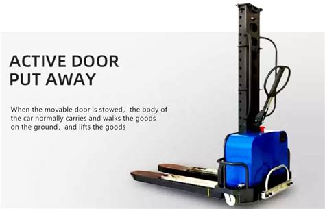 500kg 1000kg 반 자동 선적 반 전기 쌓아올리는 기계 리튬 건전지를 가진 휴대용 자동 상승 각자 선적 깔판 포크리프트 Buy 전기 휴대용 자기 적재 팔레트